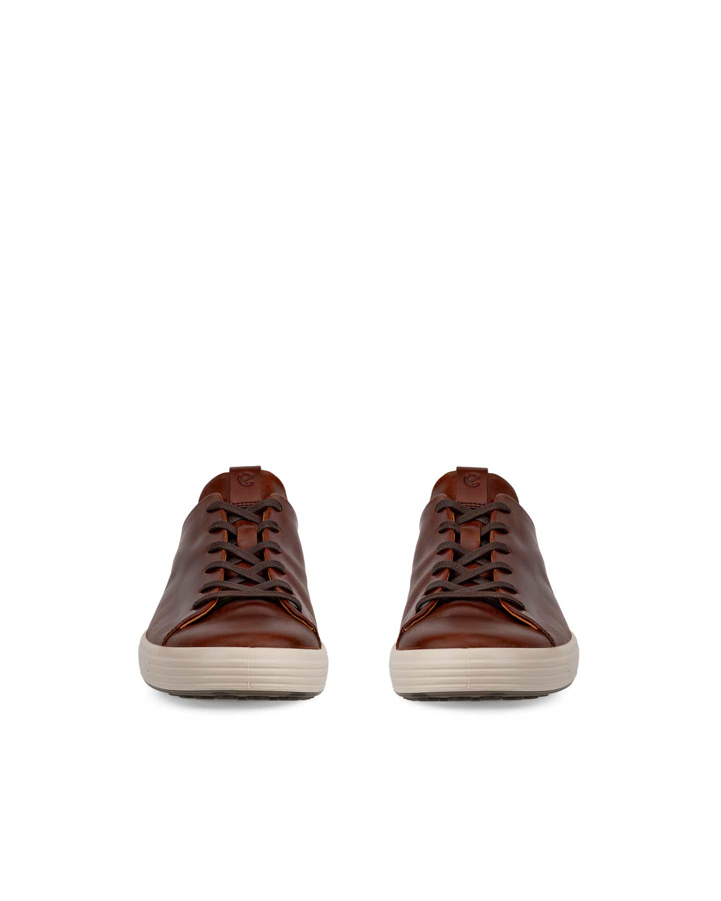 Men's ECCO® Soft 7 Leather Lace-Up Shoe | Brown