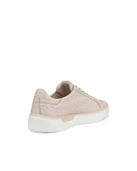 Women's ECCO® Street Tray Leather Sneaker | Beige