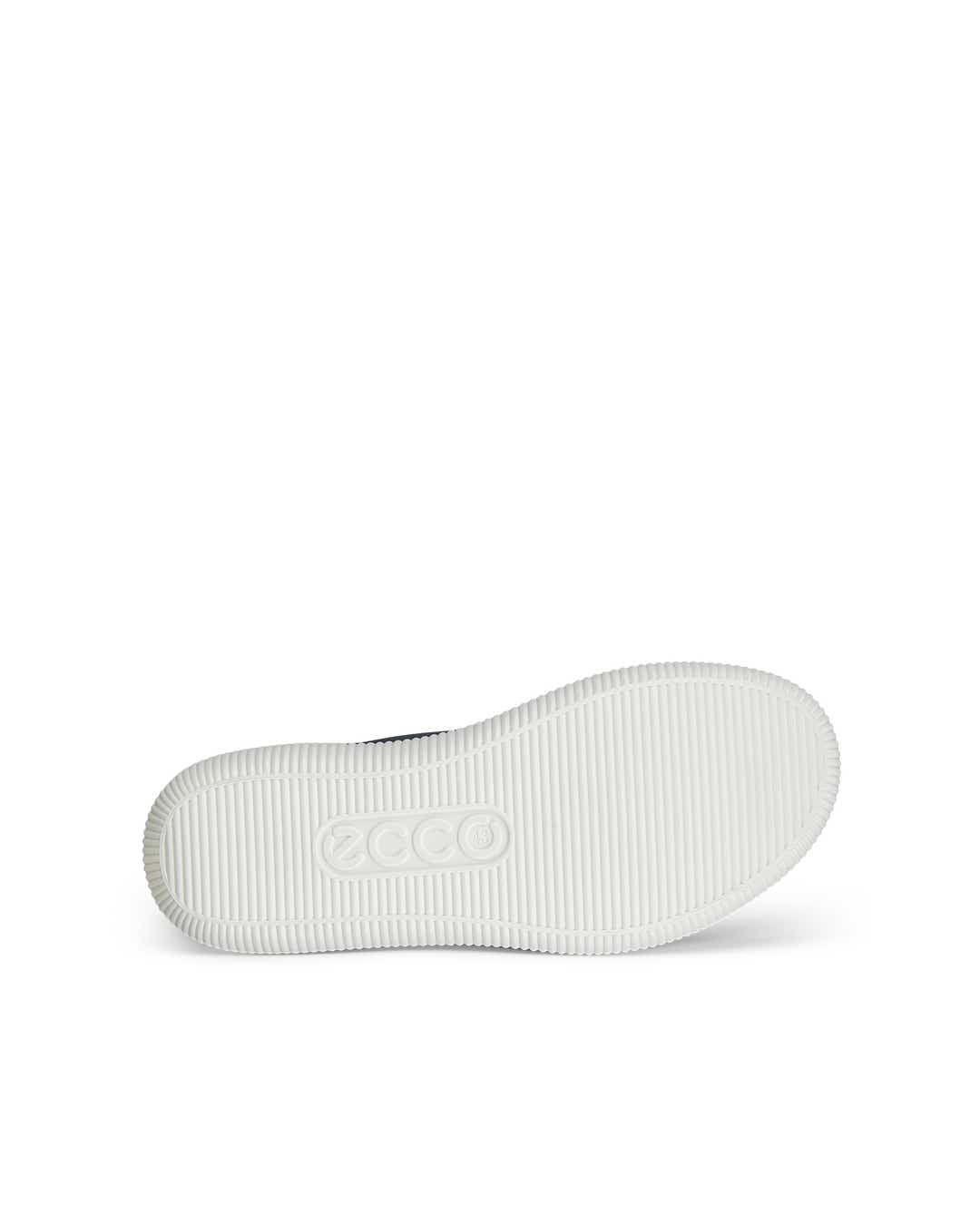 Men's ECCO® Soft Zero Leather Sneaker | Blue
