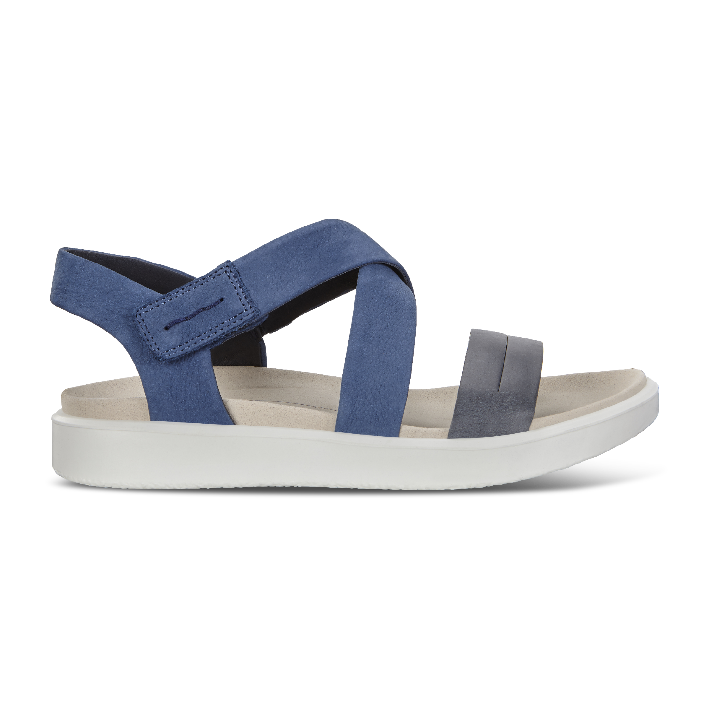 ECCO FLOWT W Flat Sandal | Blue