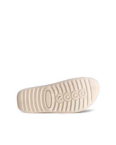 ECCO Cozmo PF ウィメンズ レザー2ストラップサンダル | Beige