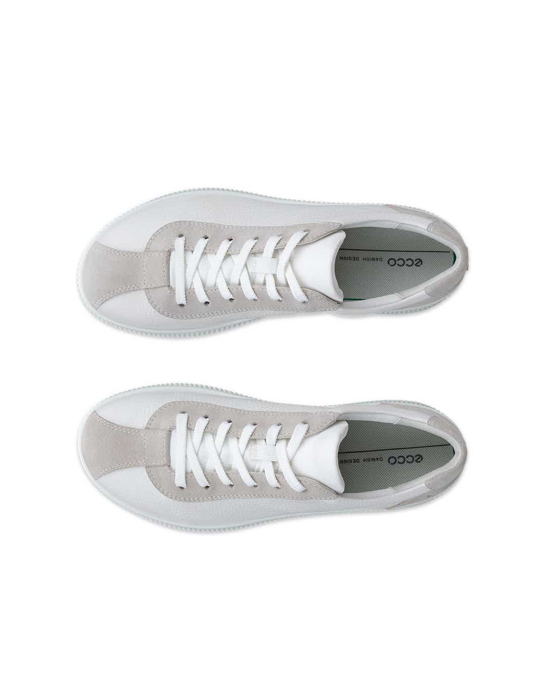 Women's ECCO® Soft Zero Leather Sneaker | White
