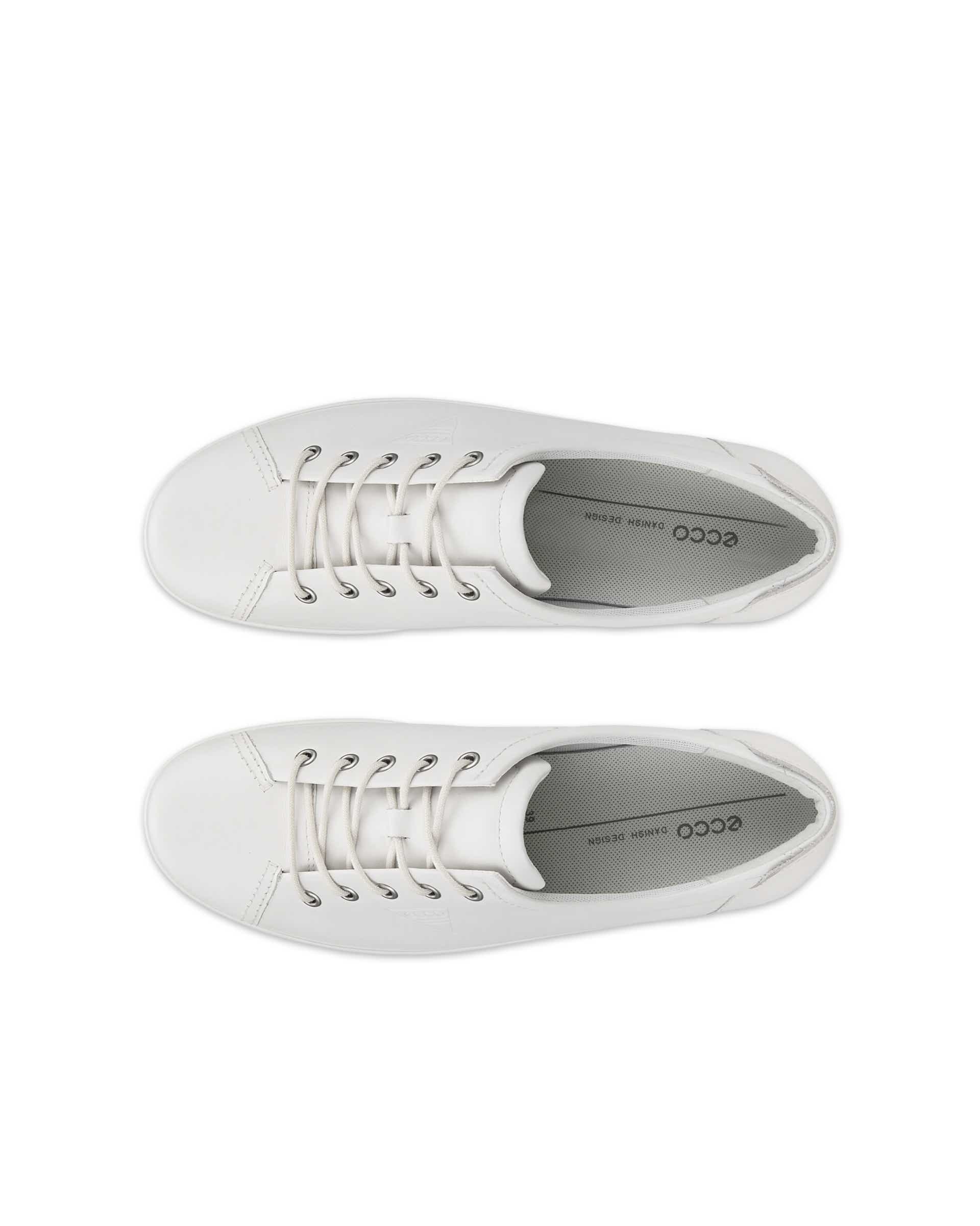 Women's ECCO® Soft 2.0 Leather Walking Shoe | White