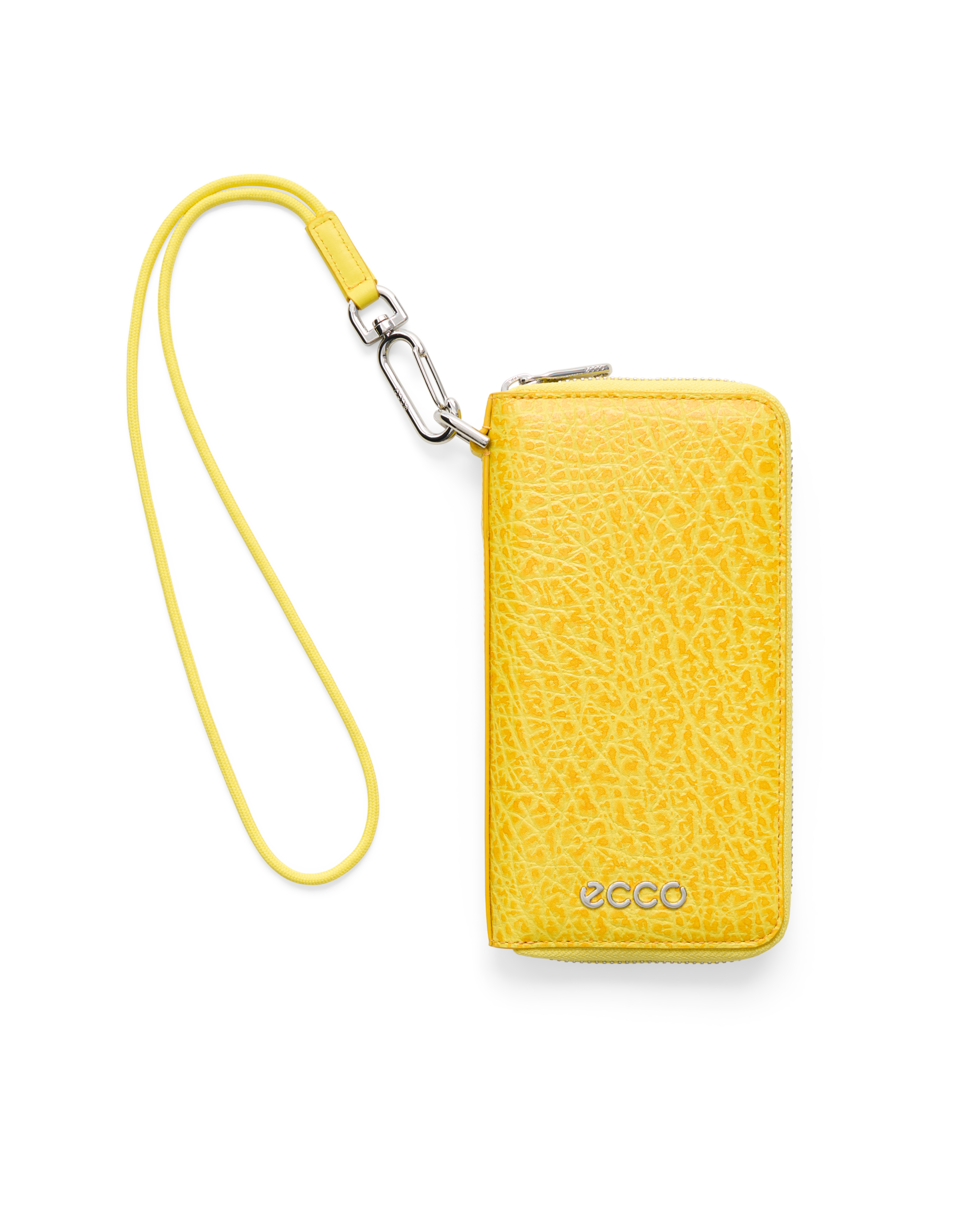 ECCO Wallet Zip Around レザーウォレット | イエロー