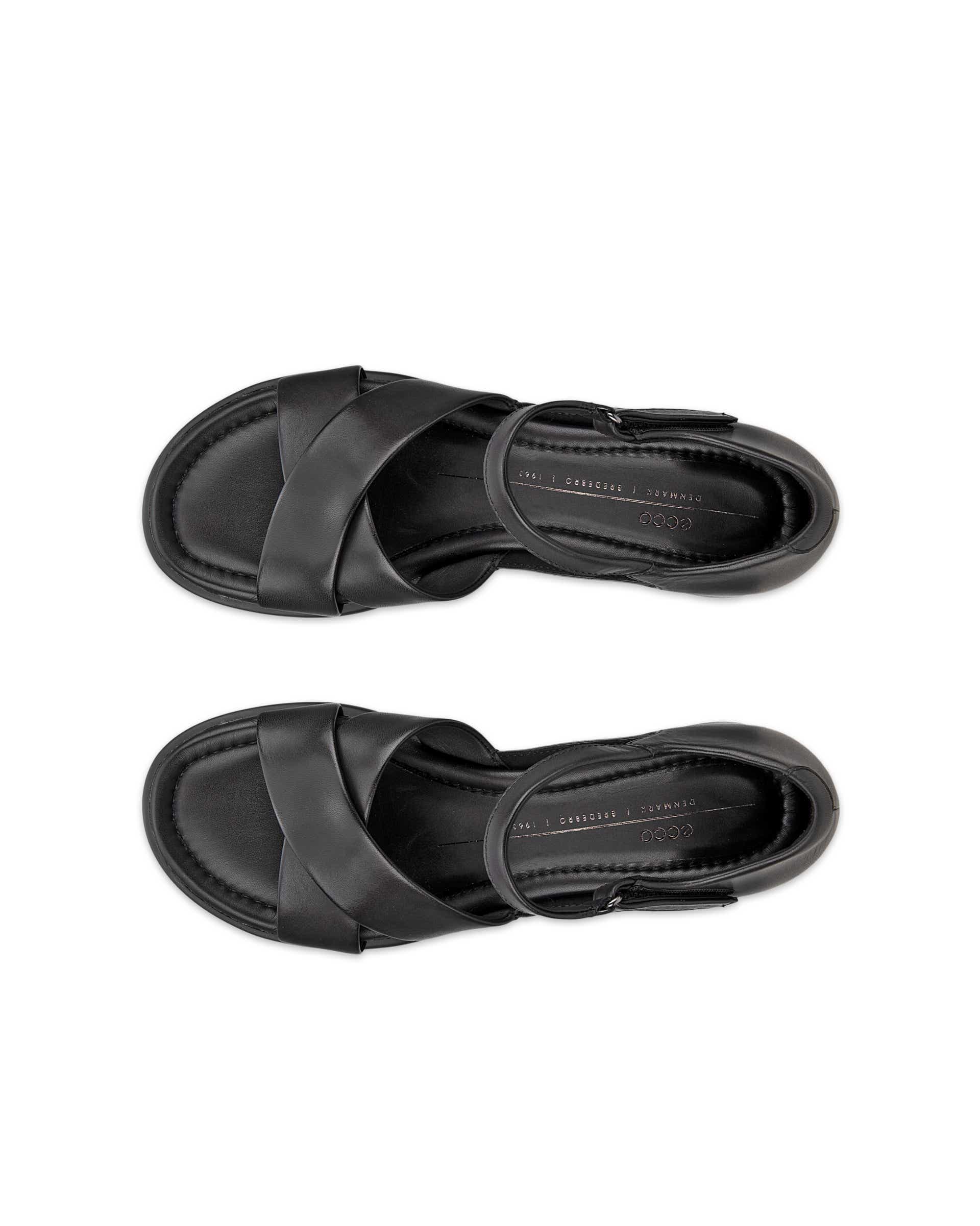 Women's ECCO® Sculpted LX 35 Leather Heeled Sandal | Black