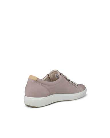 Women's ECCO® Soft 7 Nubuck Sneaker | Red