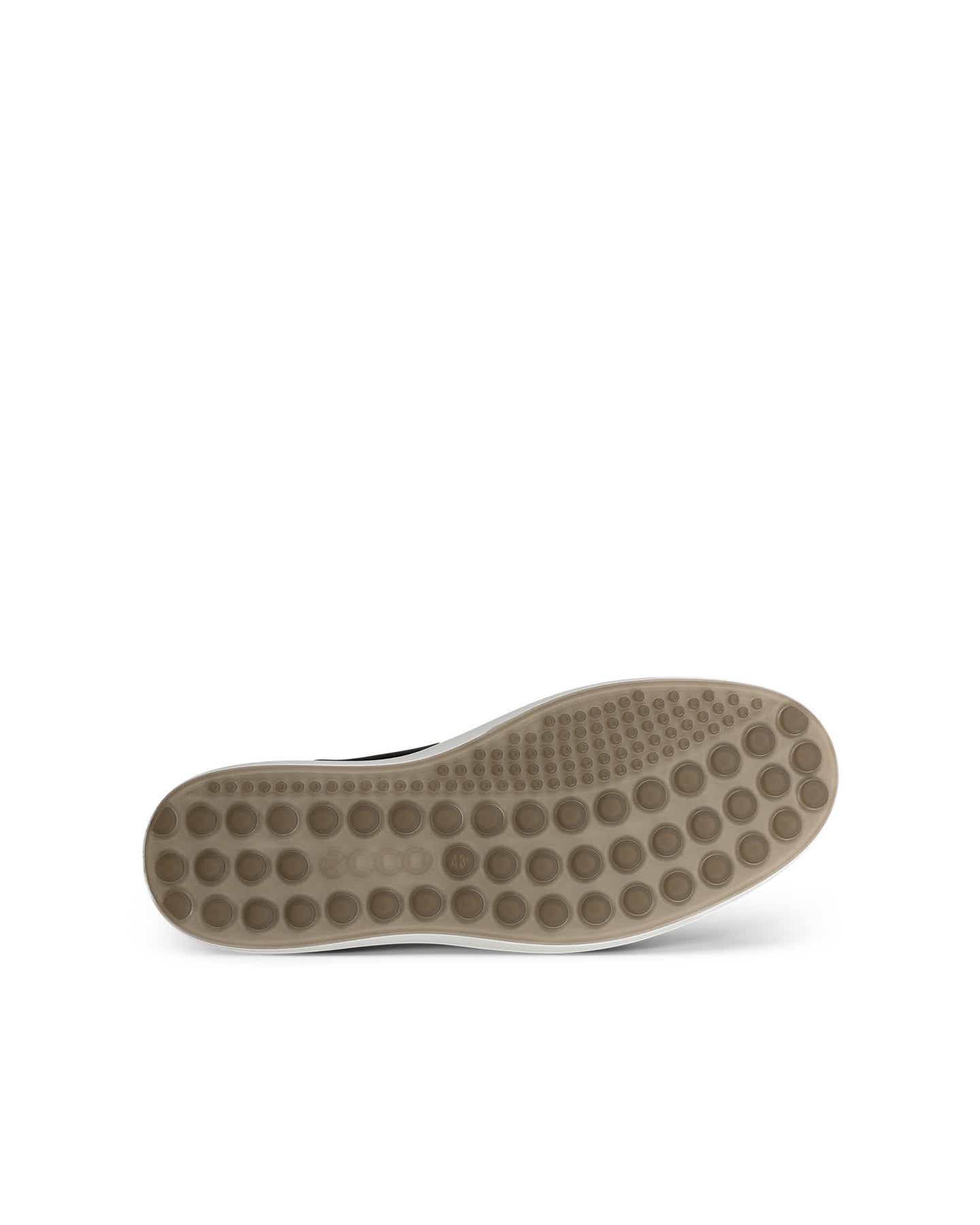 Men's ECCO® Soft 7 Leather Lace-Up Shoe | Black
