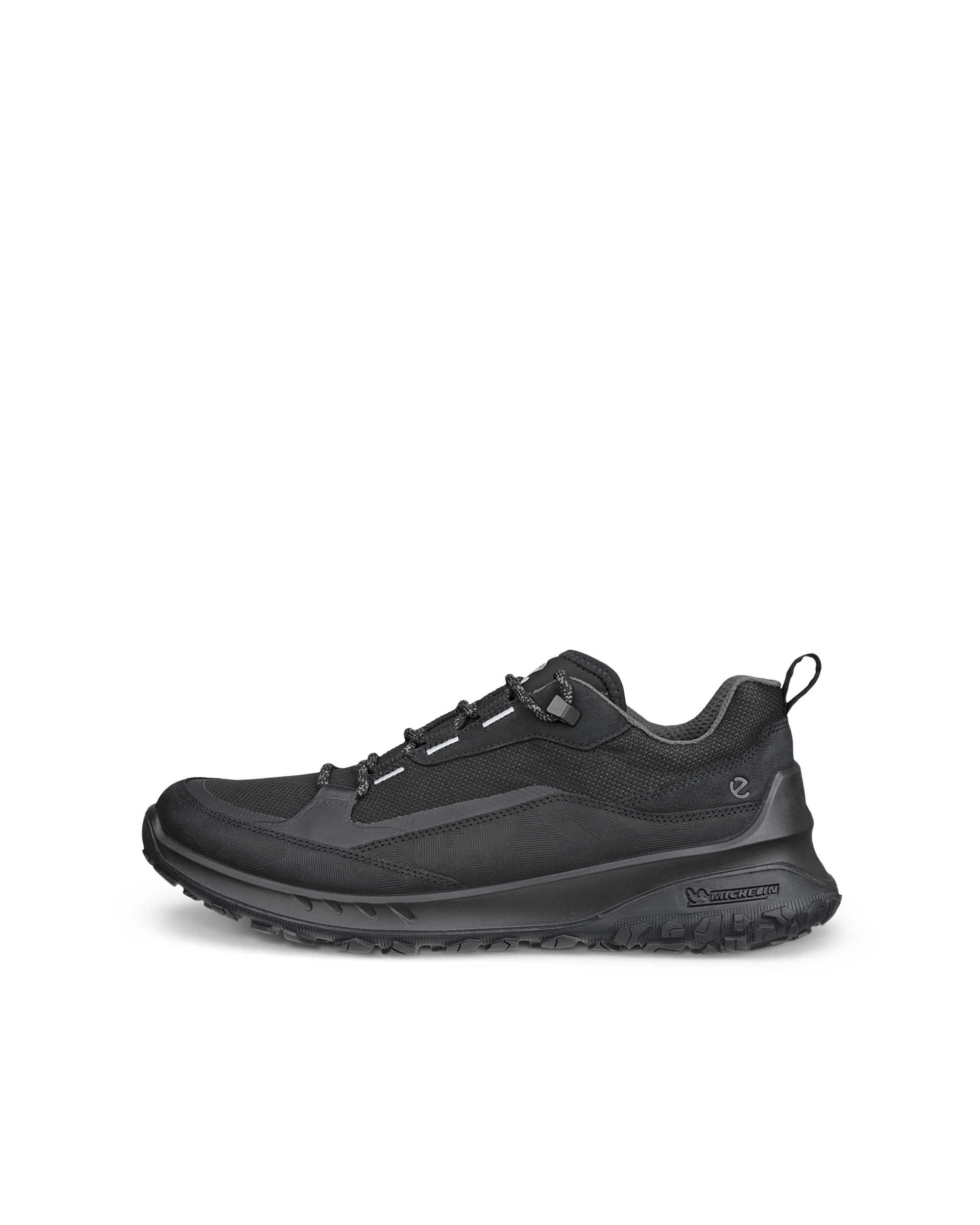 Men's ECCO® ULT-TRN Nubuck Waterproof Hiking Shoe | Black