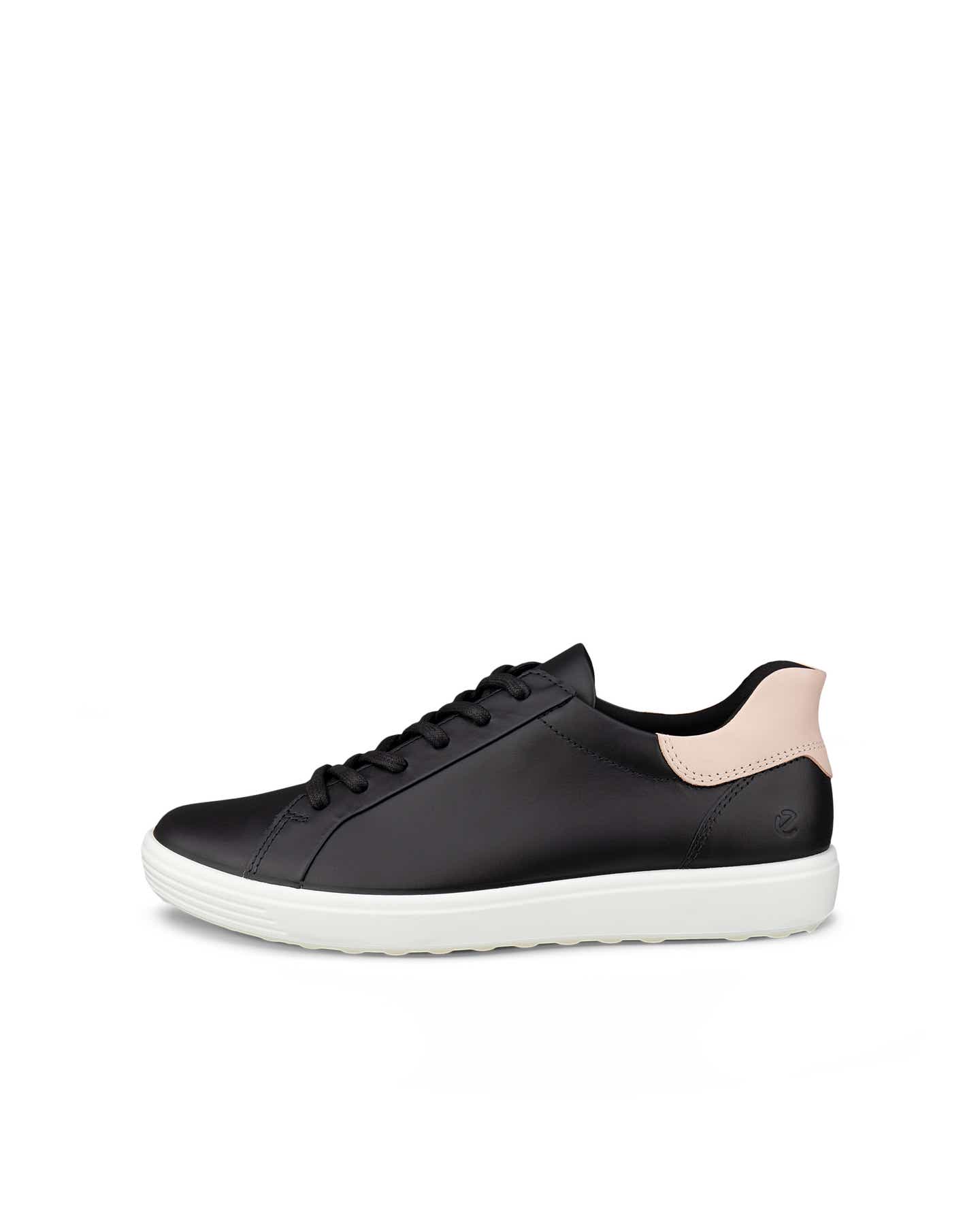 Women's ECCO® Soft 7 Leather Slip-In Sneaker | Black