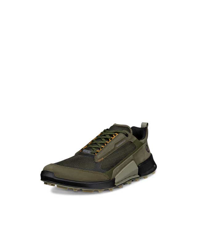ECCO® Biom 2.1 X Mountain baskets en nubuck imperméable pour homme | Vert