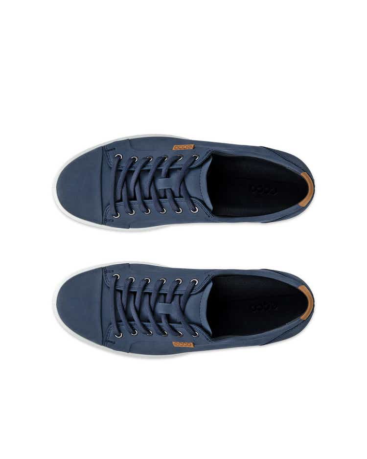 Men's ECCO® Soft 7 Nubuck Sneaker | Blue
