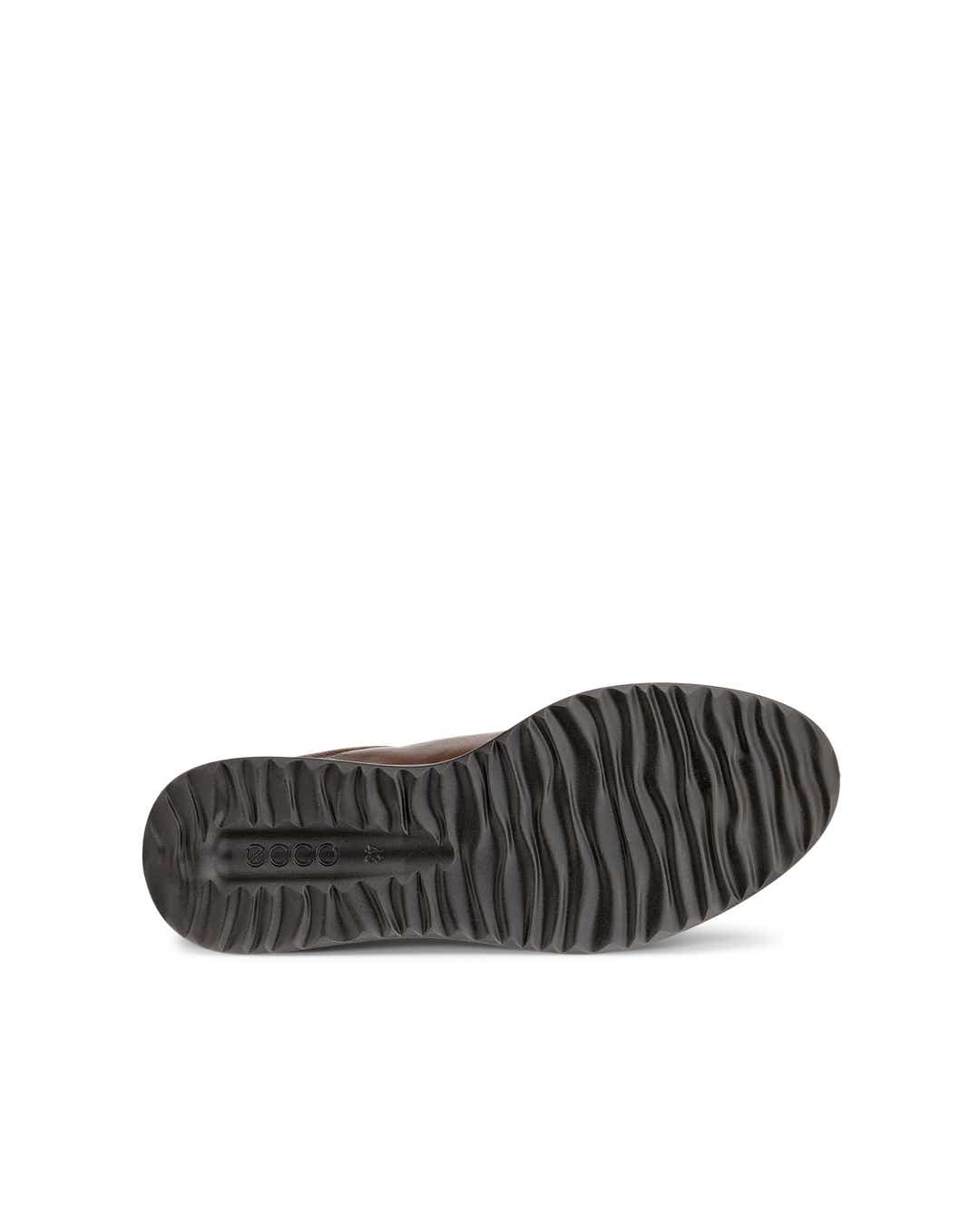 Men's ECCO® Aquet Leather Shoe | Brown