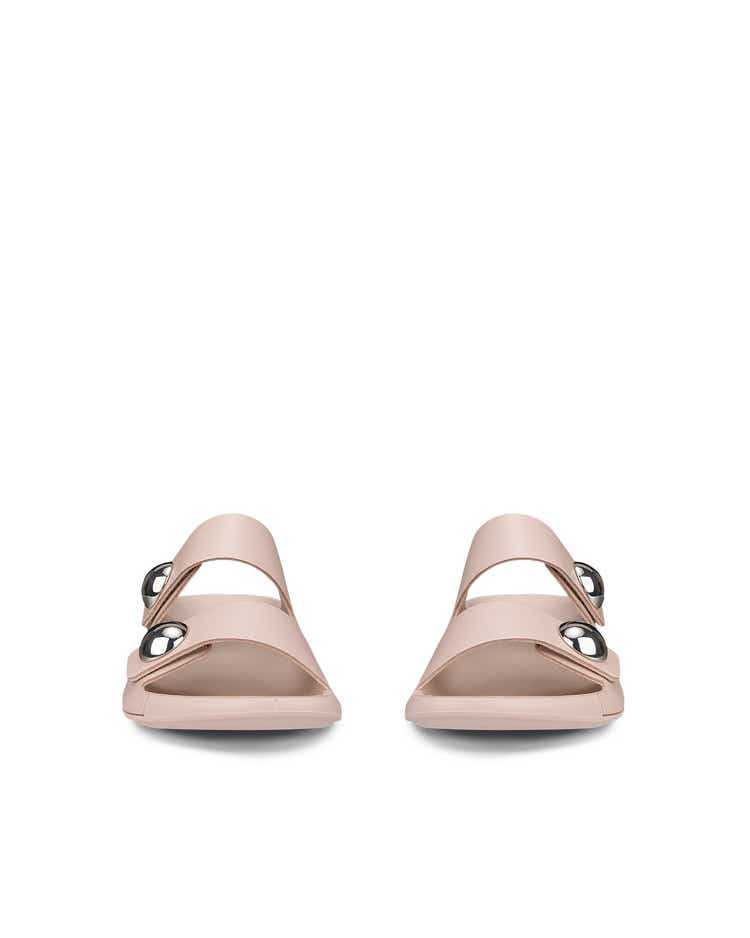 ECCO Cozmo Sandal Deco ウィメンズ レザー2ストラップサンダル | 赤