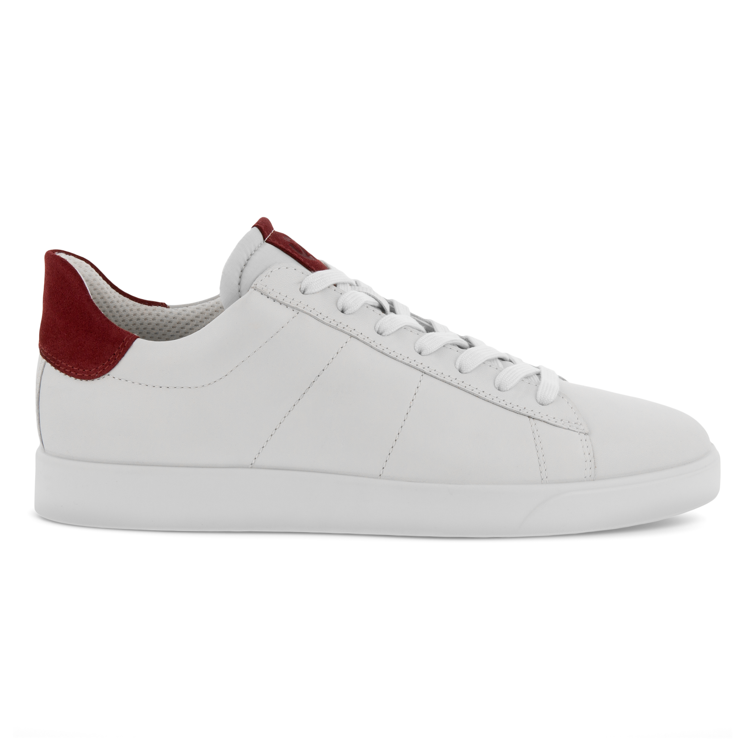 Men's ECCO® Street Lite Leather Sneaker | White