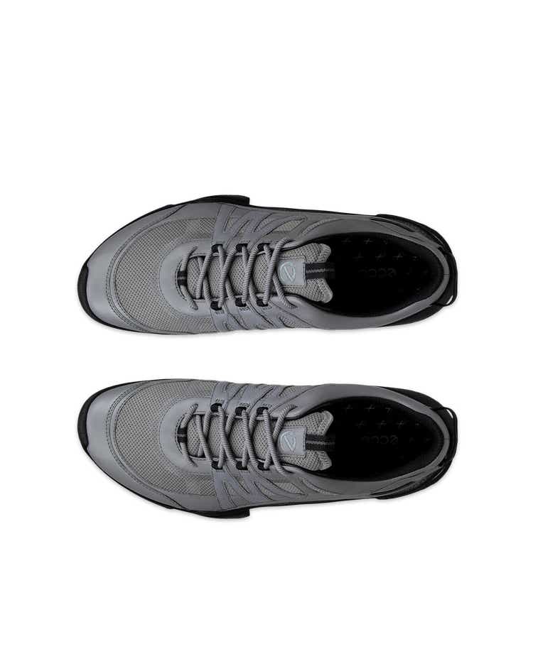 Men's ECCO® BIOM C-Trail Leather Gore-Tex Outdoor Sneaker | Grey