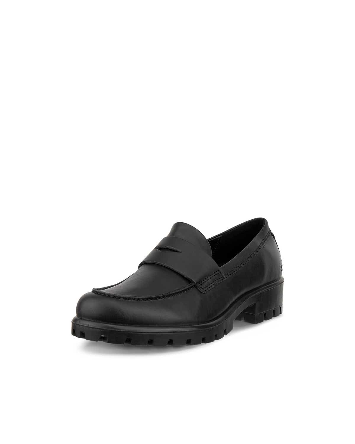 Women's ECCO® Modtray Leather Loafer | Black
