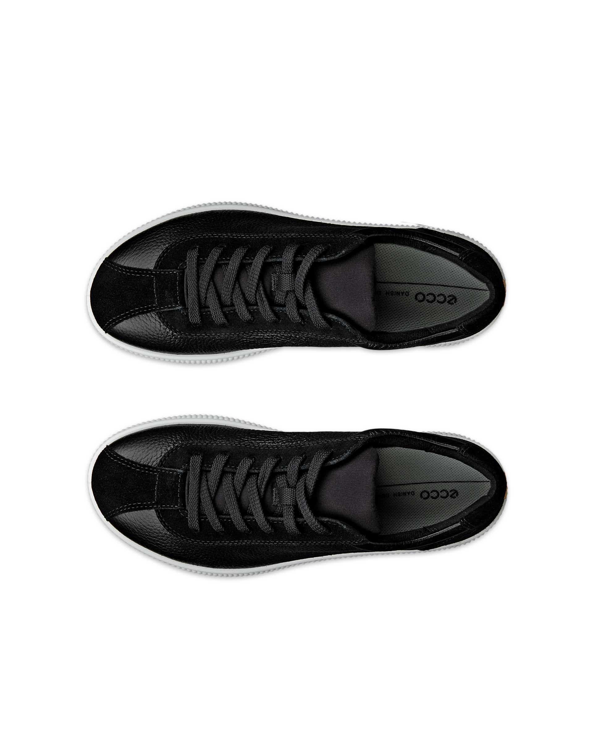 Women's ECCO® Soft Zero Leather Sneaker | Black