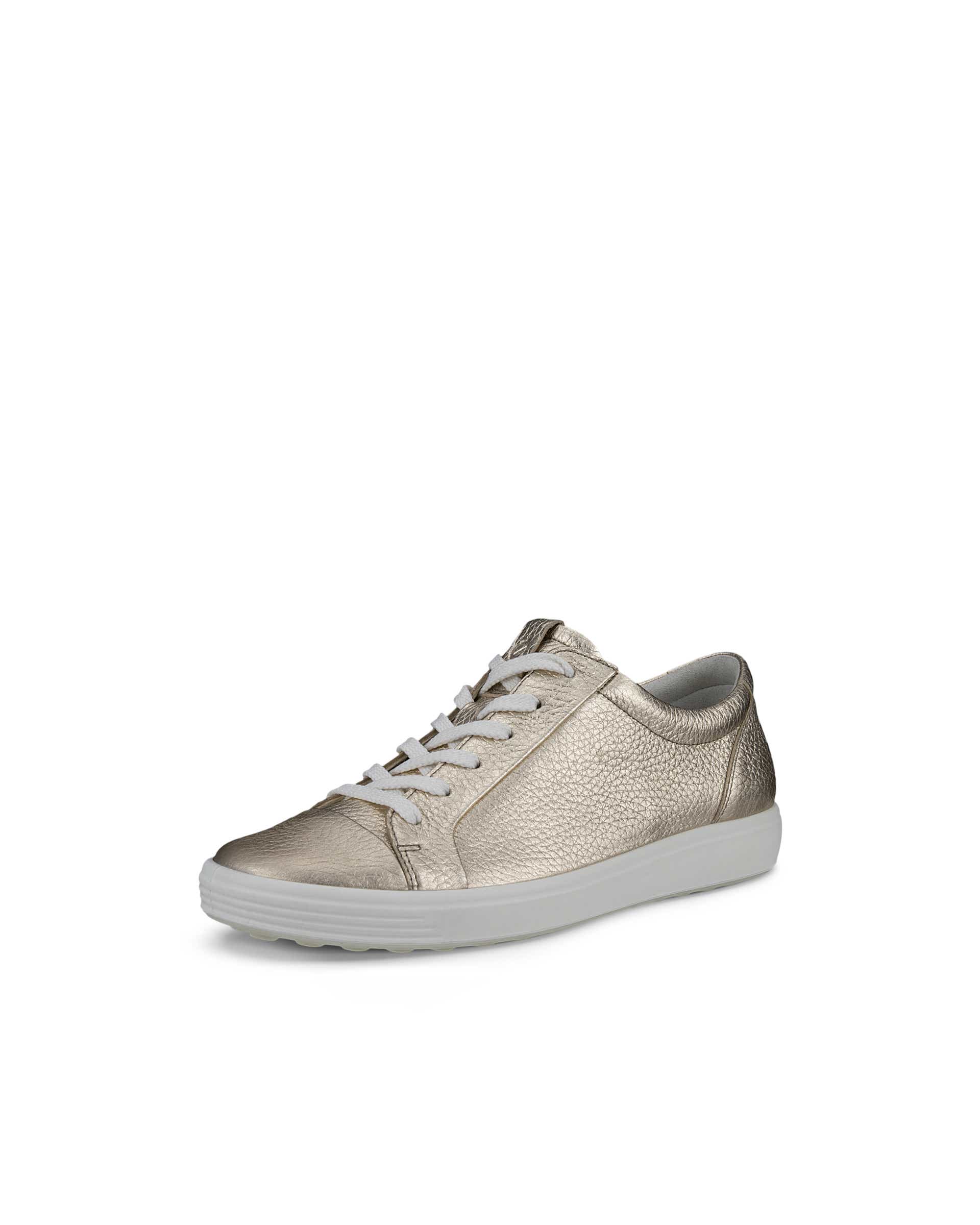 Women's ECCO® Soft 7 Leather Sneaker | Yellow