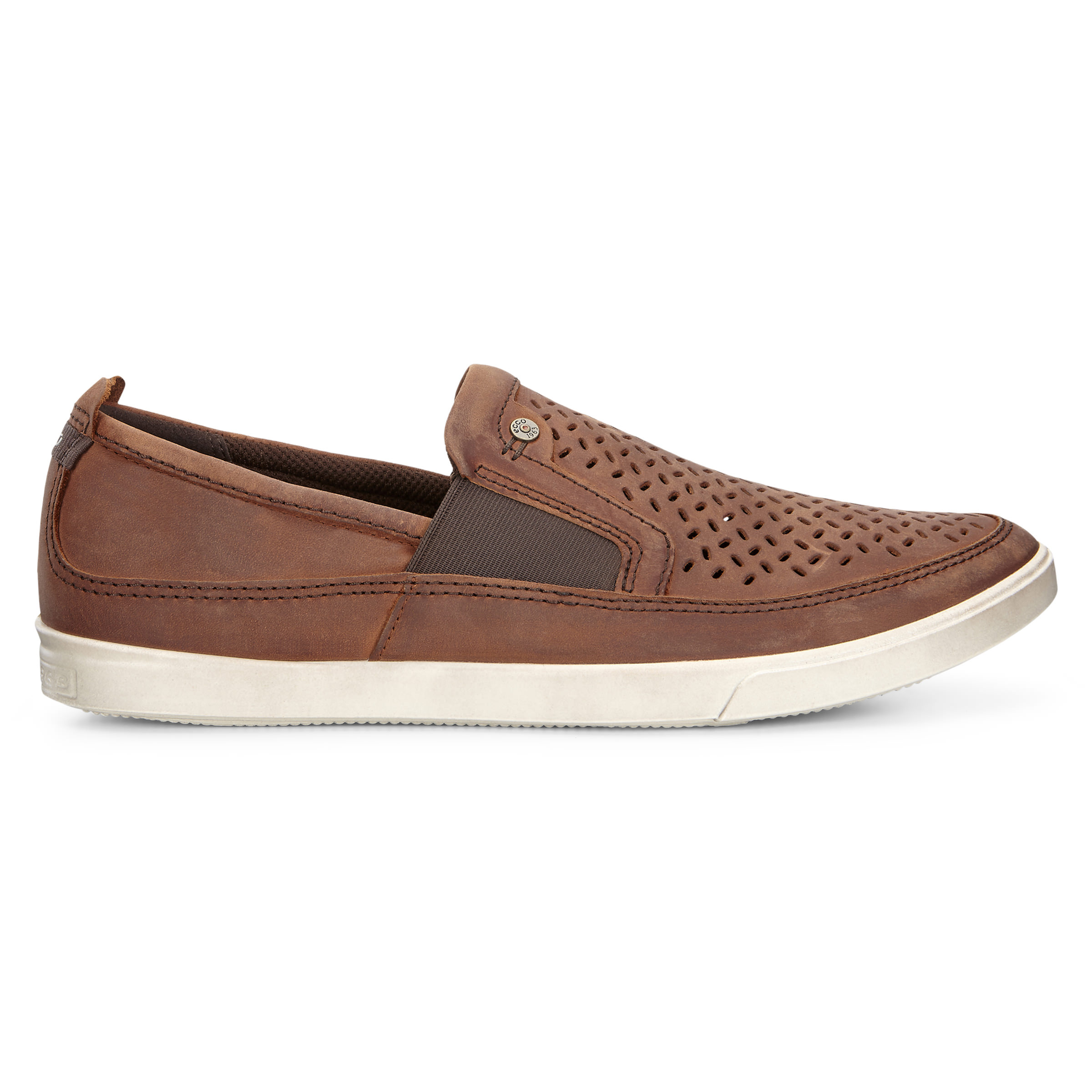 ECCO Collin Perf Slip On | Brown
