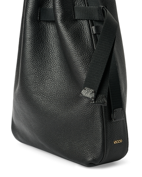 ECCO® Sail Leather Hobo Bag | Black
