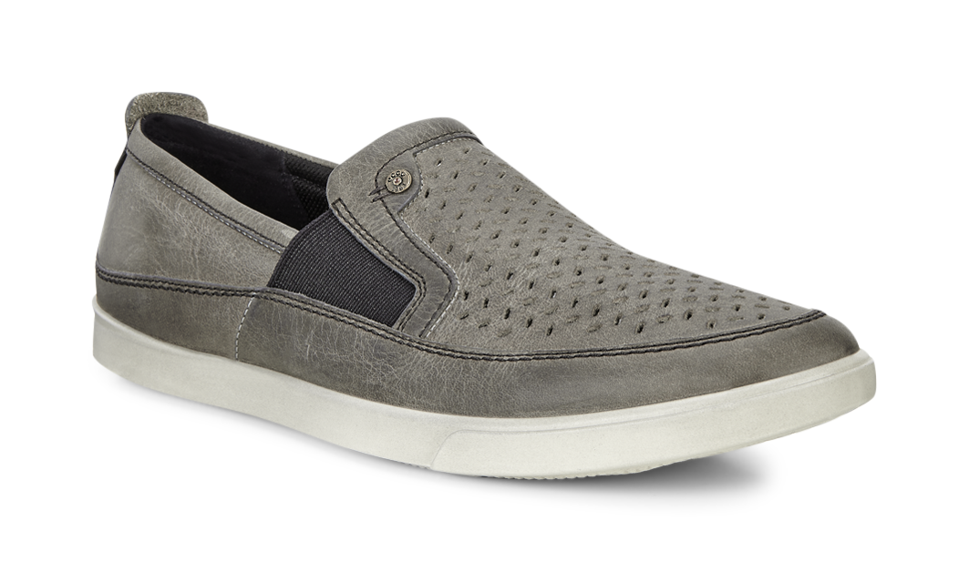 ECCO Collin Perf Slip On | Grey