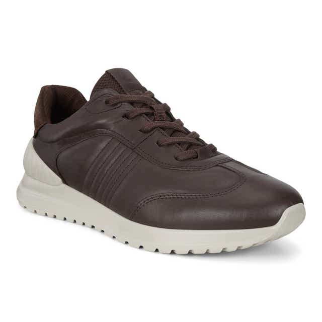 Men's ECCO® Astir Lite Leather Sneaker | Brown
