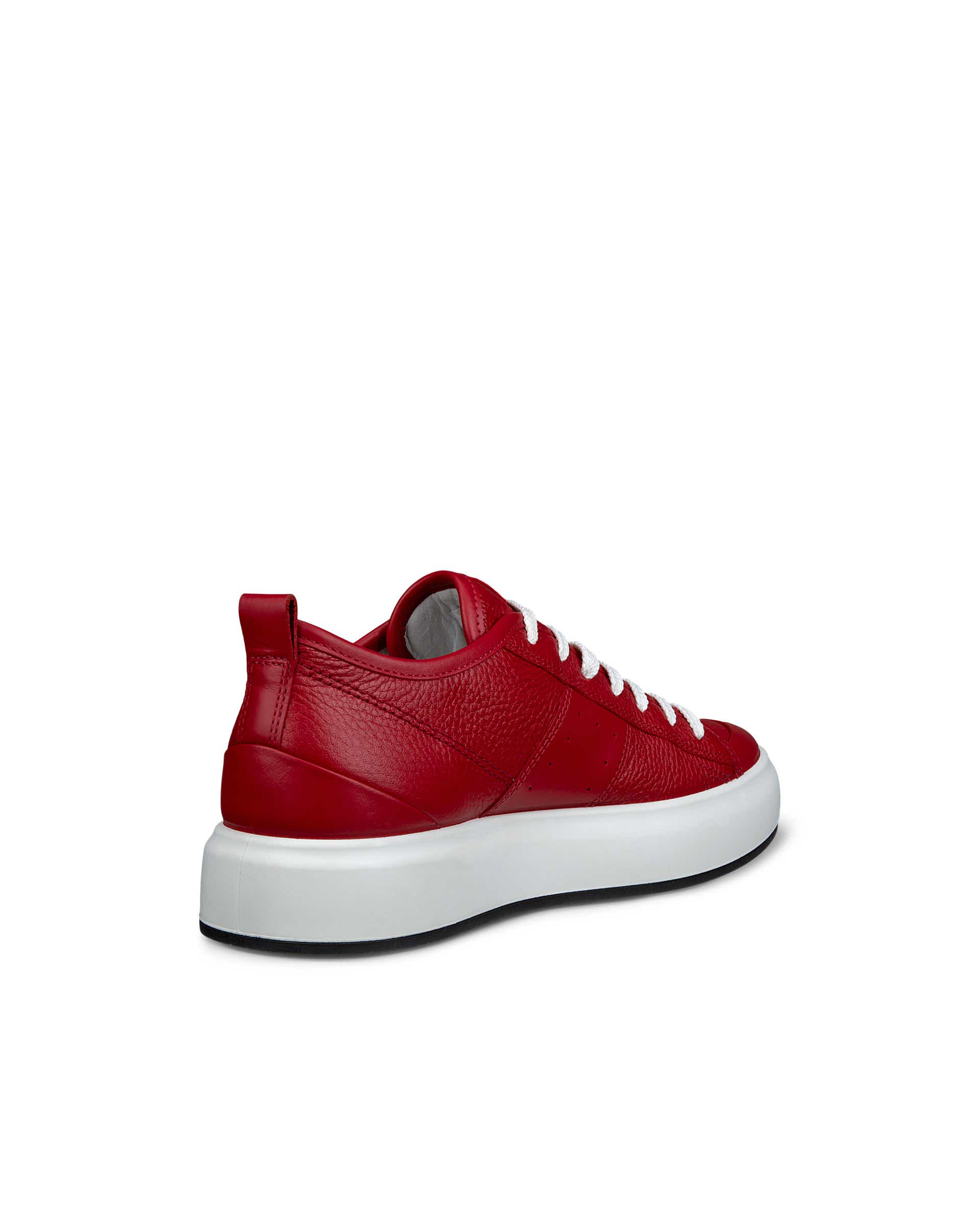 Women's ECCO® Street Ace Leather Sneaker | Red