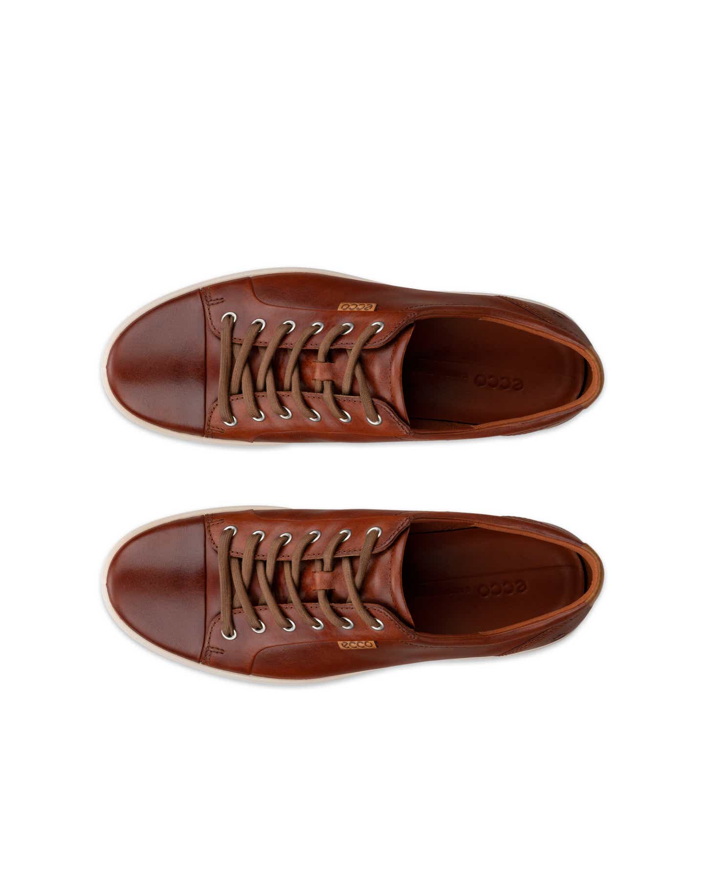 Men's ECCO® Soft 7 Leather Sneaker | Brown