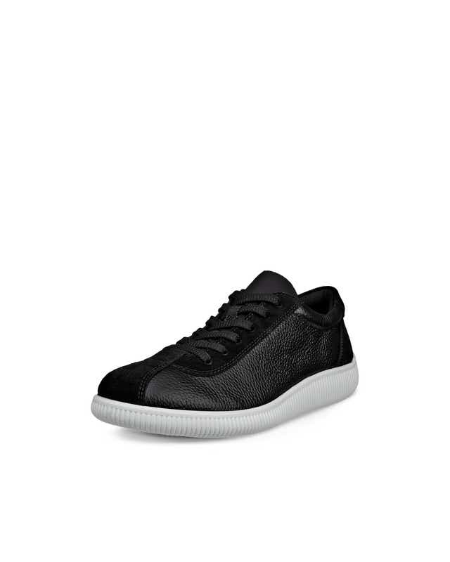 Women's ECCO® Soft Zero Leather Sneaker | Black