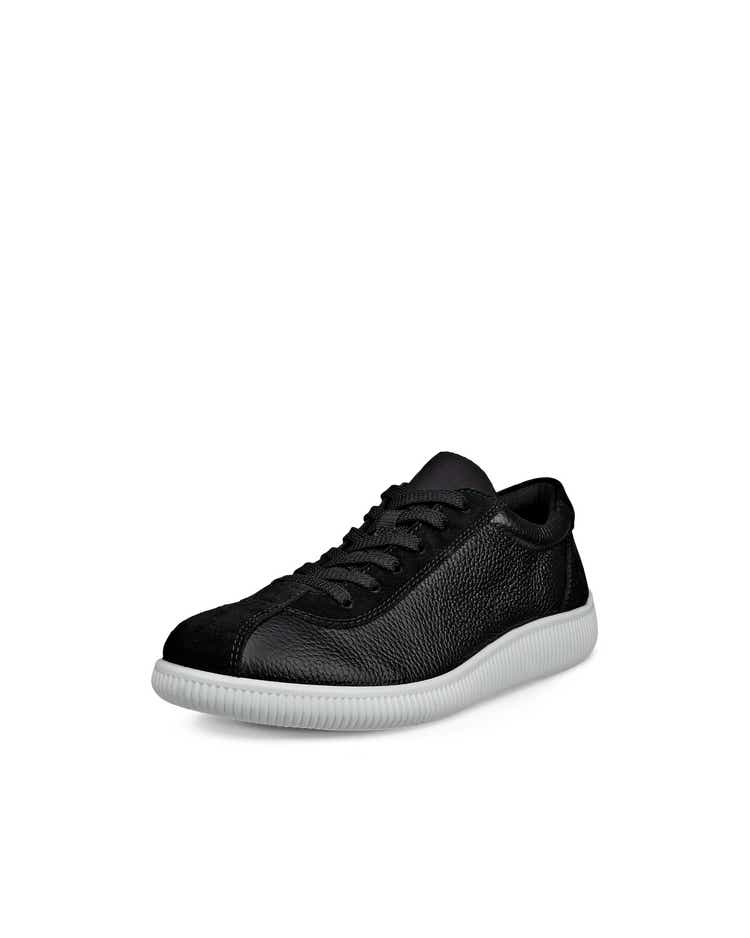 Women's ECCO® Soft Zero Leather Sneaker | Black