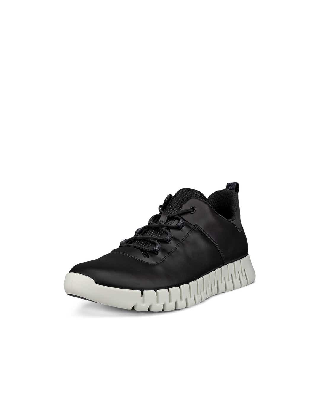 Men's ECCO® Gruuv Leather Sneaker | Black