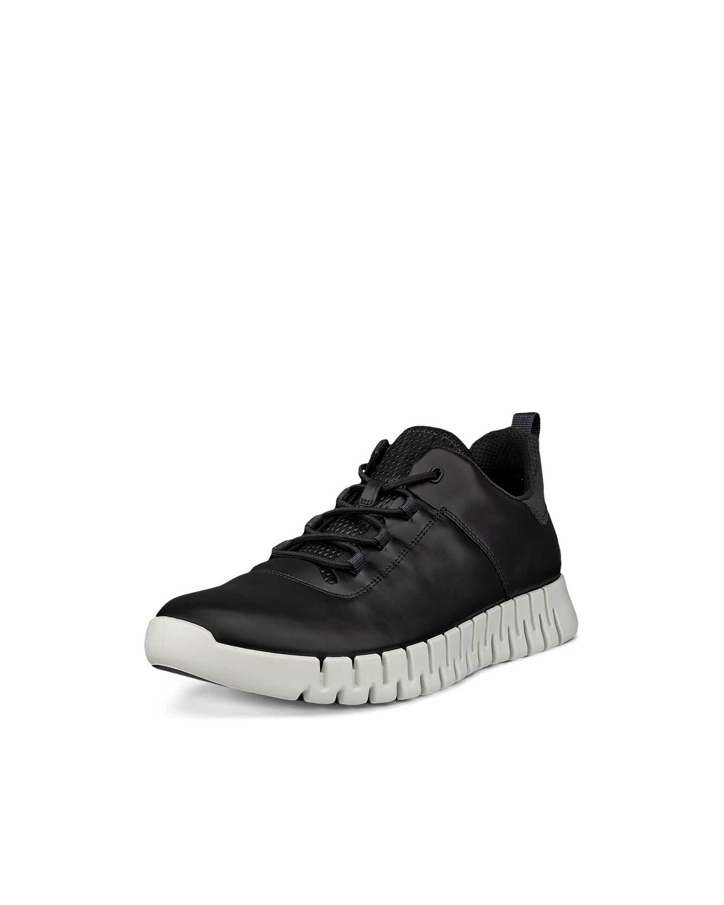 Men's ECCO® Gruuv Leather Sneaker | Black