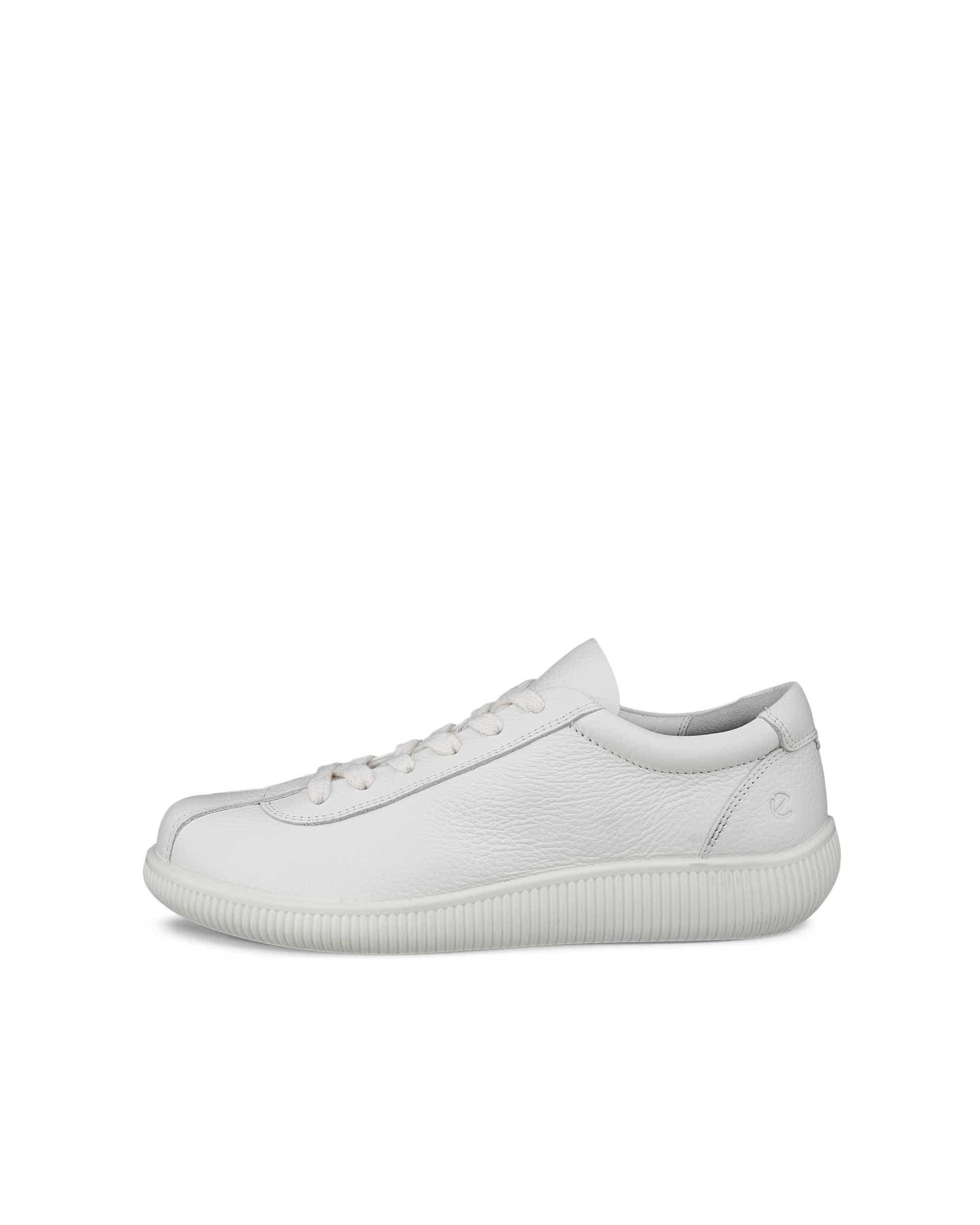 Women's ECCO® Soft Zero Leather Sneaker | White